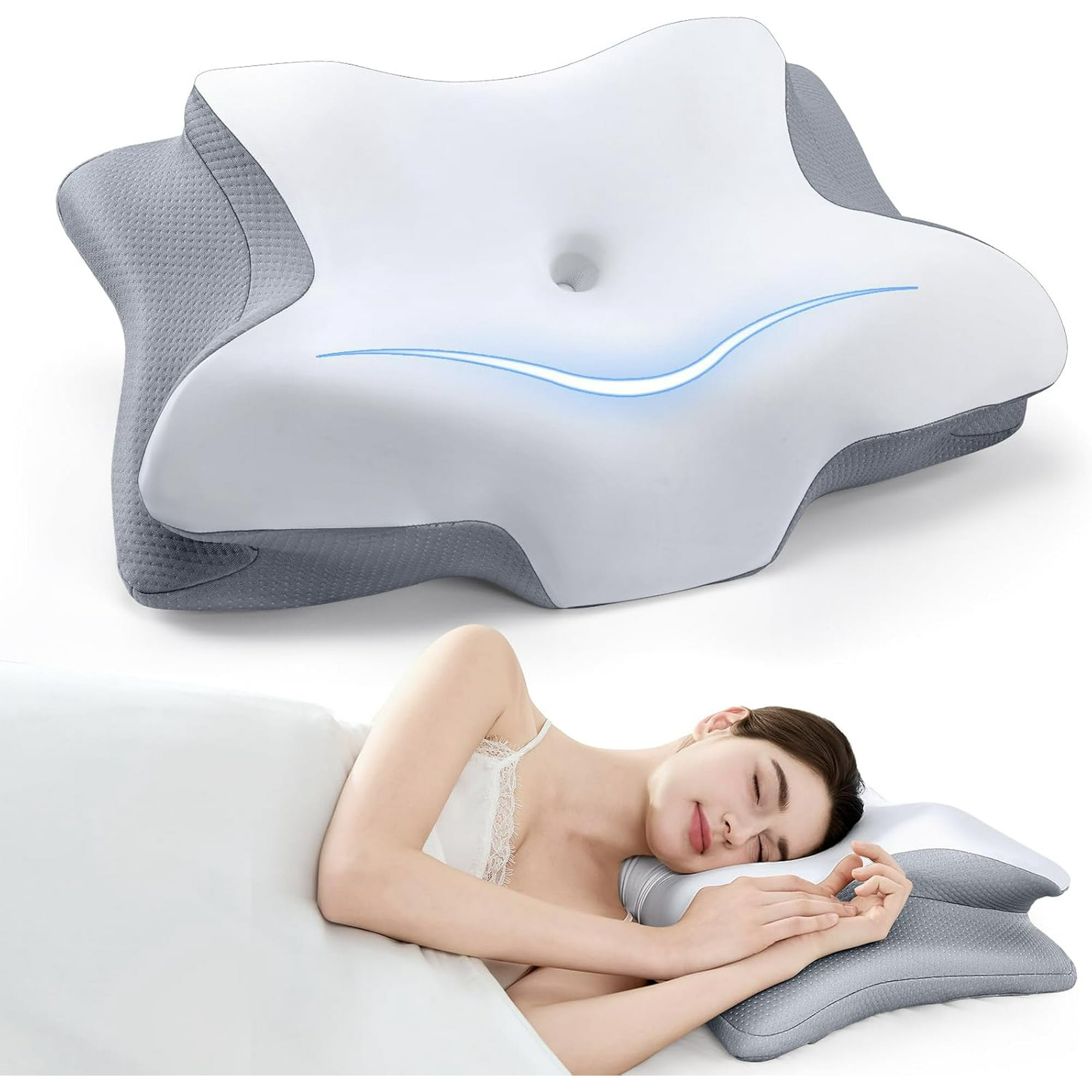 Click here for Siabc-Cervical Pillow For Neck Shoulder Pain Relie... prices