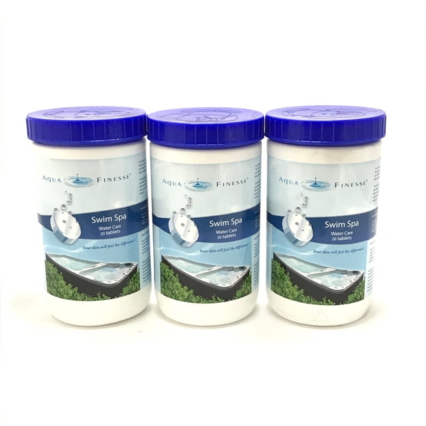 AquaFinesse Swim Spa Water Care Tablets - Filter Cleaners - 60 count ...