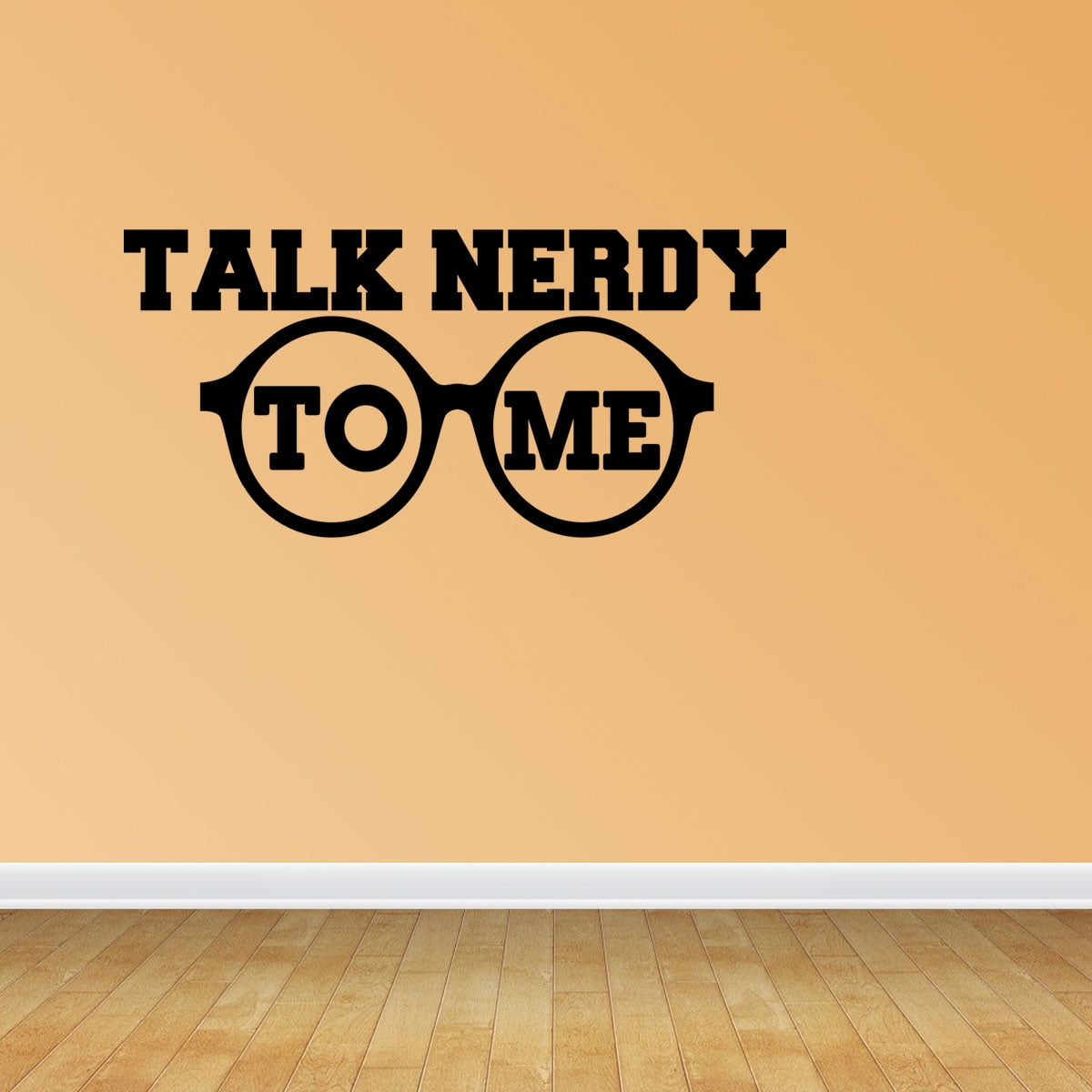 Empresal Talk Nerdy To Me Quote Vinyl Wall Decals Geeky Decal Nerd ...