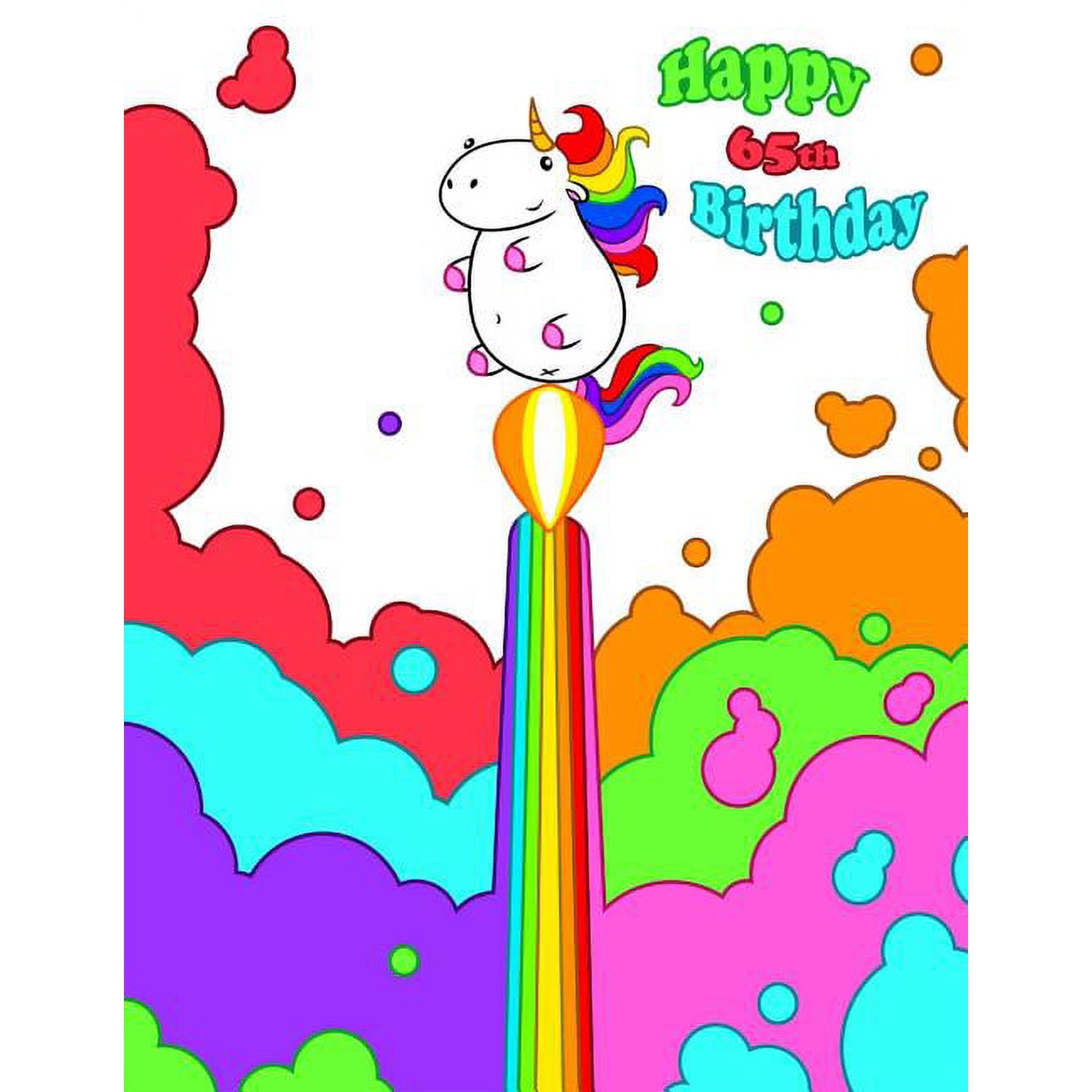 Unicorn Farting Rainbows Card