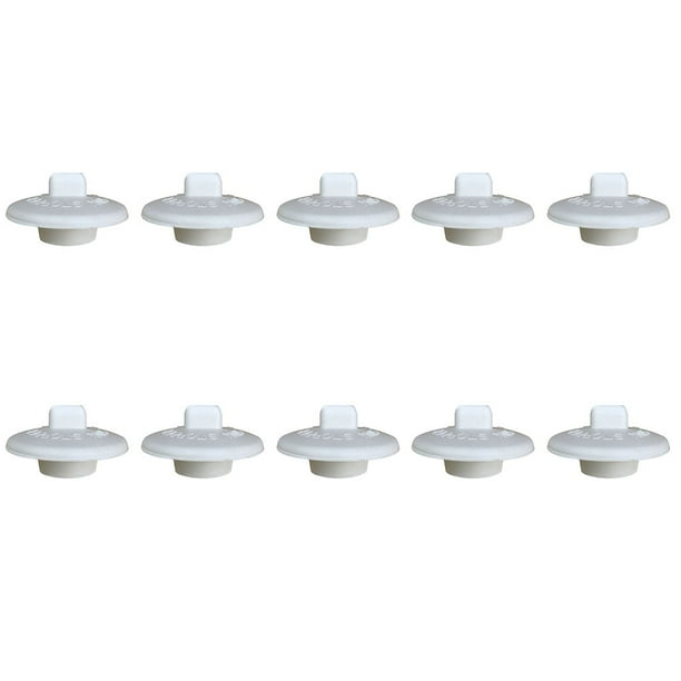 gufffrom Pack of 10 Water Stopper Rubber Food Particles Tub Plugs Round ...