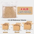 4.4lb Brown Crinkle Paper Filler–Shredded Paper for Gift Baskets，Basket ...