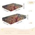 BZSMCE Soft Fitted Cotto Sheets In Dark Gold Wine Vine Pattern ...