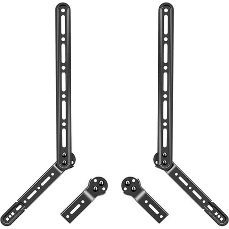 Soundbar Mount Bracket, for Mounting Under or Above TV, with 2 ...