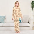 Capybara Mopping The Floor Cozy Soft Long Sleeves Top and Pants 2 Piece ...