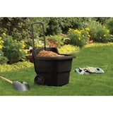 Suncast 15-gal Lawn & Garden Cart, Durable Resin Material, Assembled L ...