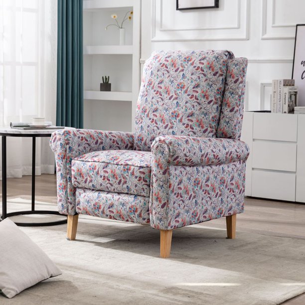 Print Fabric Recliner