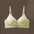 Agkizg Wireless Bras for Women Push Up Solid Color Seamless Thin Straps ...