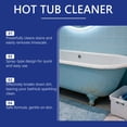 Bathtub and Hot Tub Cleaner Powder for Limescale and Soap Scum Remover ...