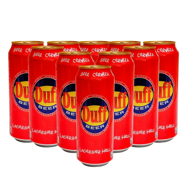 12 Pack Cerveza Duff Lagerbier Hell Lata 500ml C/u Duff Lagerbier ...