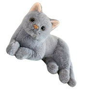 Chongker Stuffed Realistic Cat-shaped Backpack Handcrafted Plush ...