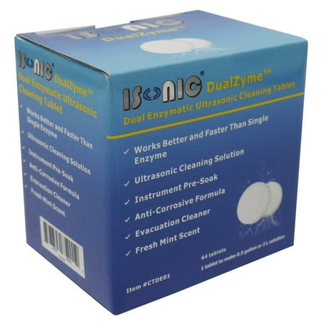 iSonic CTDE01 DualZyme Dual Enzymatic Ultrasonic Cleaning Tablet | Walmart Canada