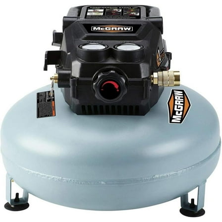 Hyper Tough 3 Gallon Oil Free Portable Air Compressor, 100PSI, Red ...