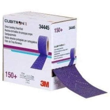 3M 36172 Hookit Blue Sandpaper 6" Disc - 80 Grade Multi-Hole, 50/Box ...