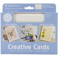 Strathmore Creative Cards, Full Size, Fluorescent White with Deckle, 10 ...