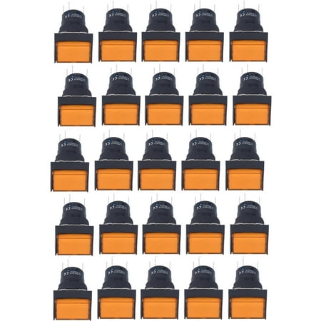 Momentary Push Button Switch, 25 PCS Momentary Push Button Switch, 16mm ...