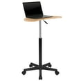 Flash Furniture Maple Sit to Stand Mobile Laptop Computer Desk ...