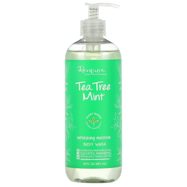 Renpure Tea Tree Mint, Refreshing Moisture Body Wash, 19 fl oz (561 ml ...