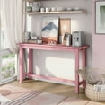 Furniture of America Paro Counter Height Table with USB, Pink - Walmart.com
