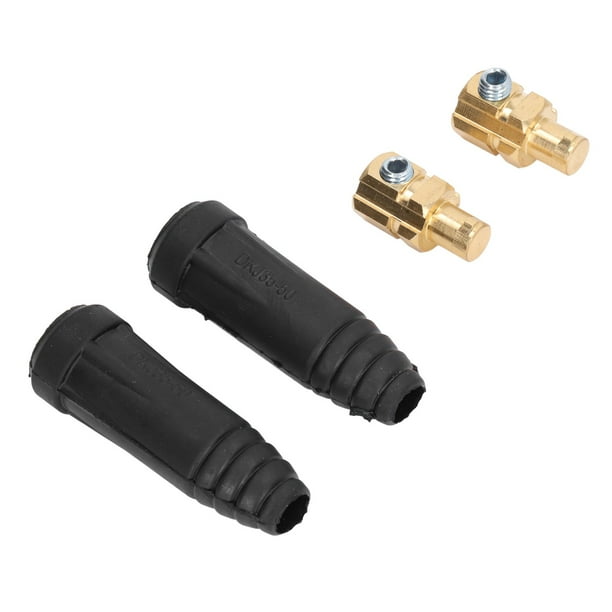 Welding Cable Quick Connector, Insulated Rubber + Brass Welding Machine ...