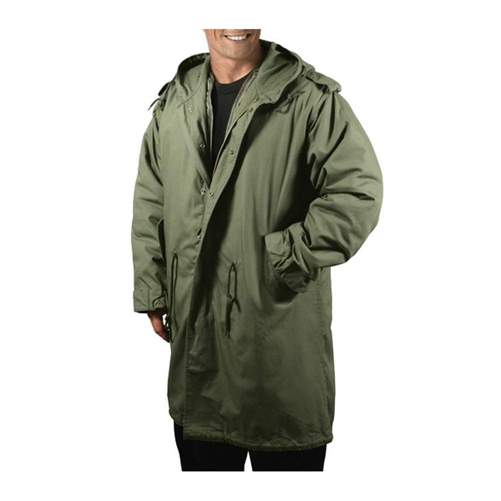 Rothco - M-51 Fishtail Parka Olive Drab Size XL - Walmart.com - Walmart.com