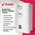 (2 pack) Kidde AC Plug-In Carbon Monoxide Detector with Battery Backup ...