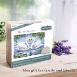 Latch Hook Rug Kits Embroidery DIY Swan Pattern Crochet Needlework ...