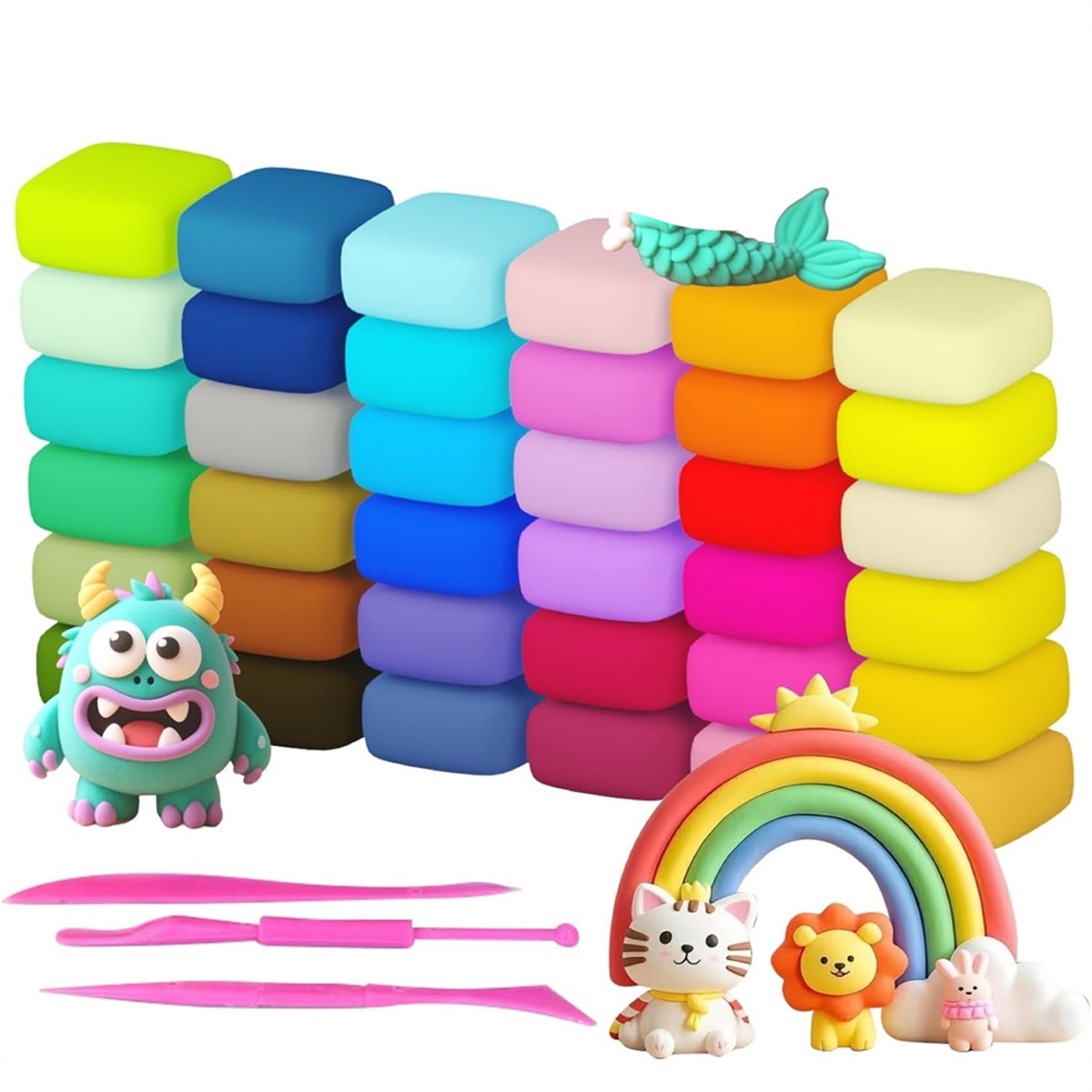 Click here for Unbranded 36 Colors Air Dry Clay magic Modeling Cl... prices