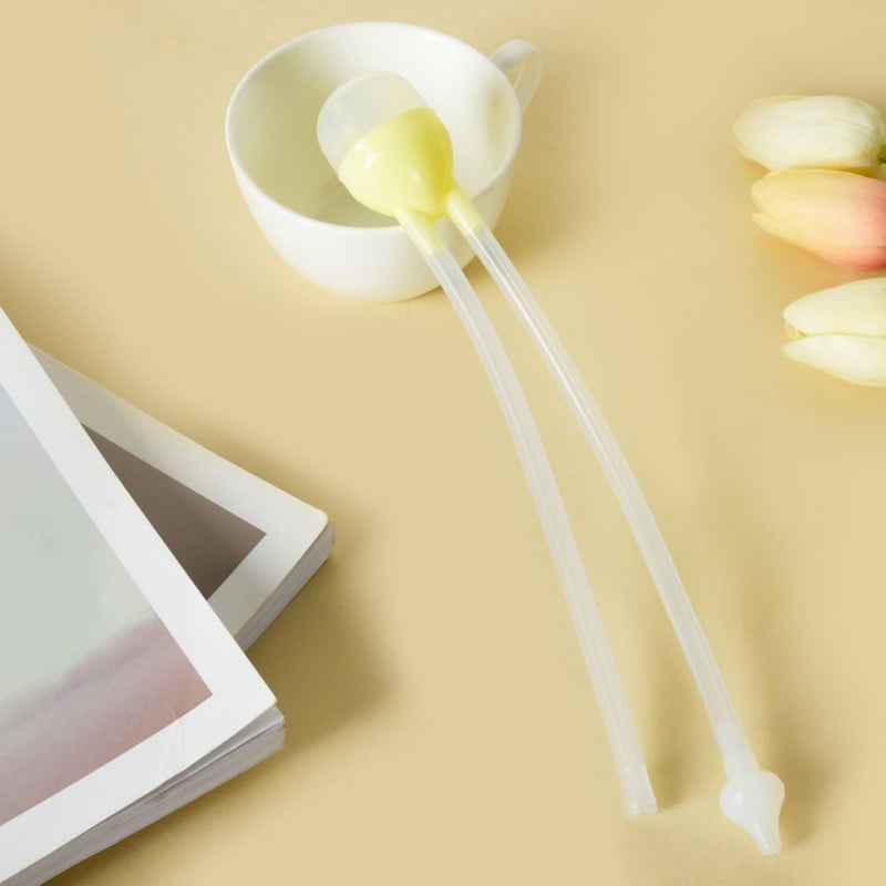 Silicone Baby Nasal Aspirator, Sucks Snot and Mucus, Cleanable and ...