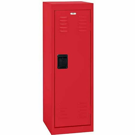48" Single Tier Steel Locker, Fire Engine Red - Walmart.com