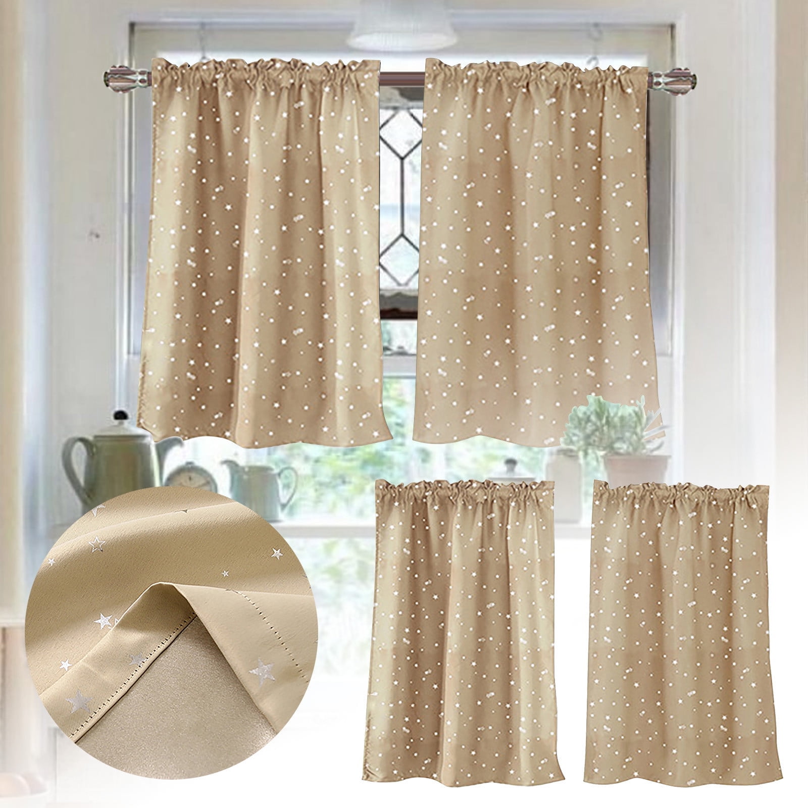 Click here for Bgnaty Fall Decorations For Home Blackout Curtains... prices