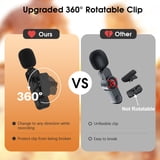 MAYBESTA Wireless Lavalier Microphone for iPhone, iPad, Android ...