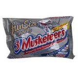 3 Musketeers Mini Fun Size Chocolate Candy Bars, Party Pack Bag, 11 Oz ...
