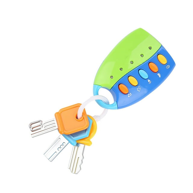Musical Smart Remote Key Toy Fake Car Toy Keys With Sound And Lights ...