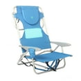 Ostrich 3N1 Reclining Chair & Ladies Comfort On-Your-Back Beach Chair ...