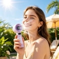 Handheld Fan with Digital Display, High-Speed Wind Gathering Usb ...