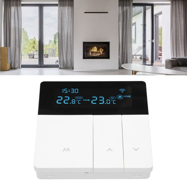 Intelligent Digital Thermostat, Temperature Controller, LCD Display APP ...