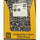 Pen+Gear Composition Book, Wide Ruled, 7.5"x 9.75", Marble Design ...