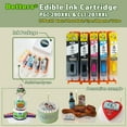 Betters Edible Printer Bundle- Cake Topper Image with Ink Cartridges ...