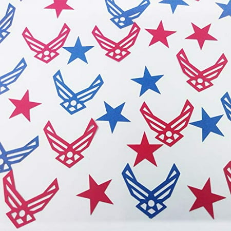 Morndew 100 PCS United States Air Force Emblem Confetti for Military ...