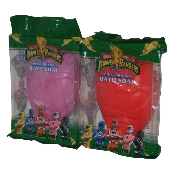 Mighty Morphin Power Rangers (1994) Rovar Moisturizing Bath Soap Lot ...