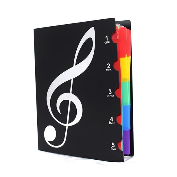 Creative A4 Music Book Folders Piano Multi Function Score Practical ...