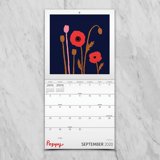 2020 Les Fleurs Mini Calendar - Walmart.com