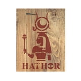 Ancient Egyptian God Hathor Stencil Template Reusable 8.5 x 11 Inches ...