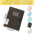 Document Organizer Ecohintz A4 Multilayer Document Folder for Students ...