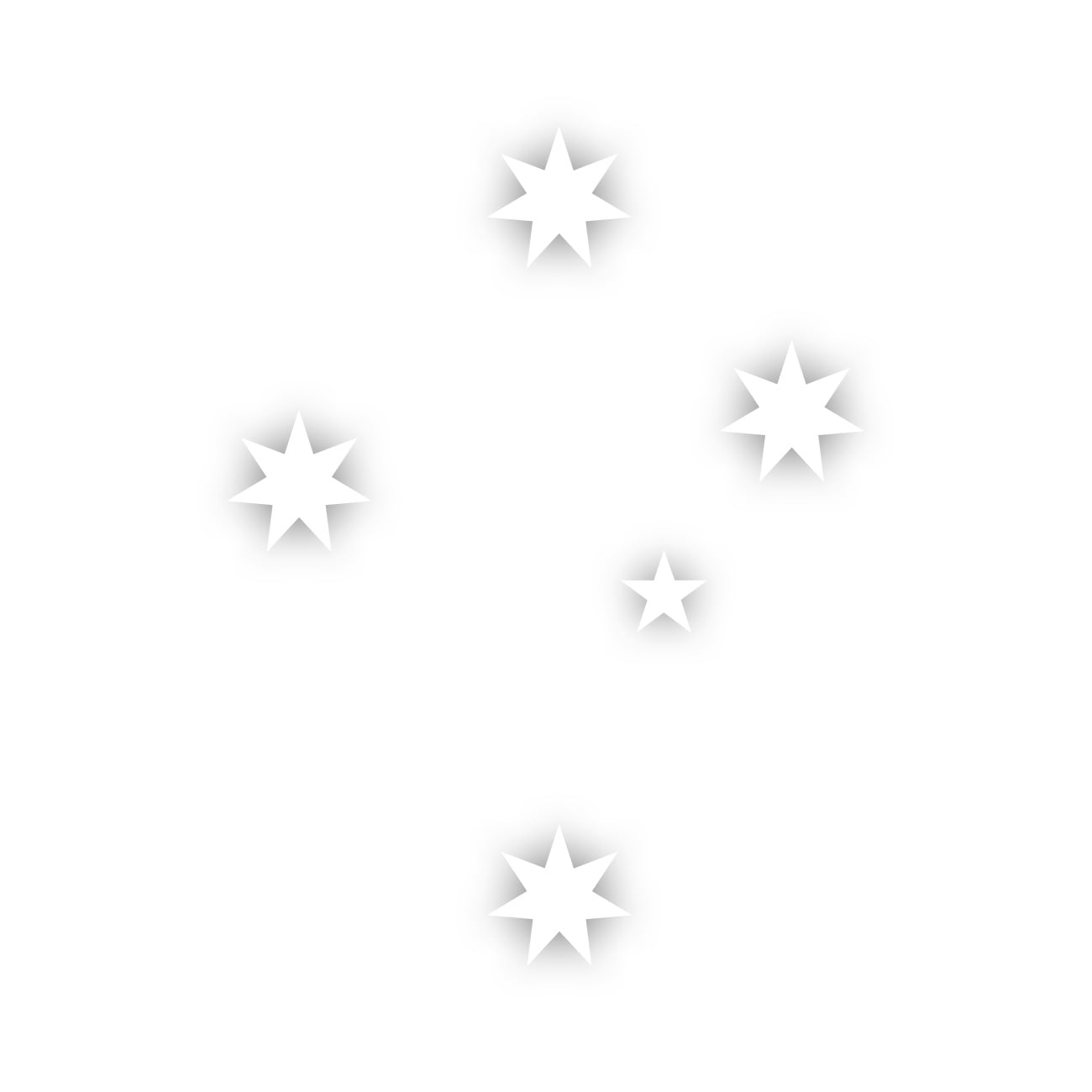 Australian Southern Cross Sticker Decal Die Cut - Self Adhesive Vinyl ...
