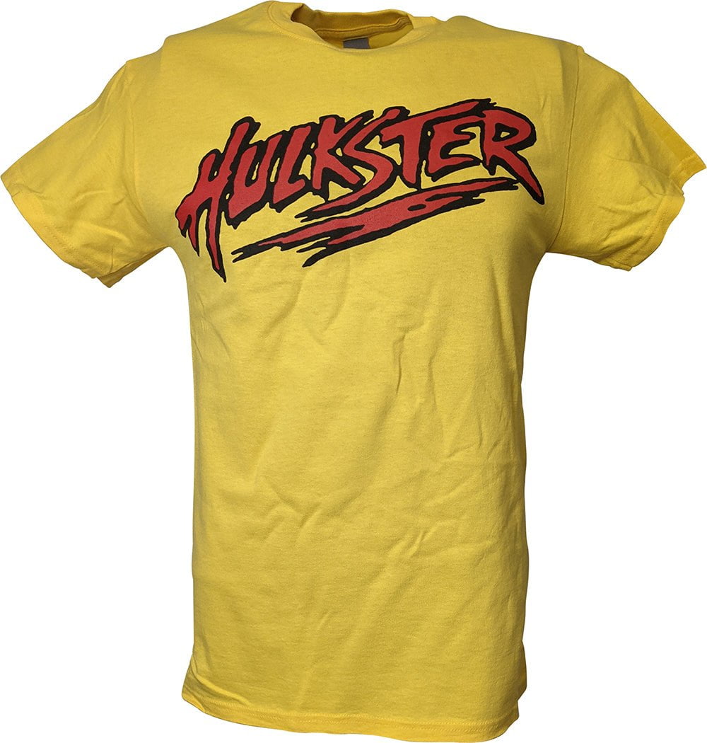 Hulkster Hulk Hogan Yellow Gold Mens T-shirt L - Walmart.com