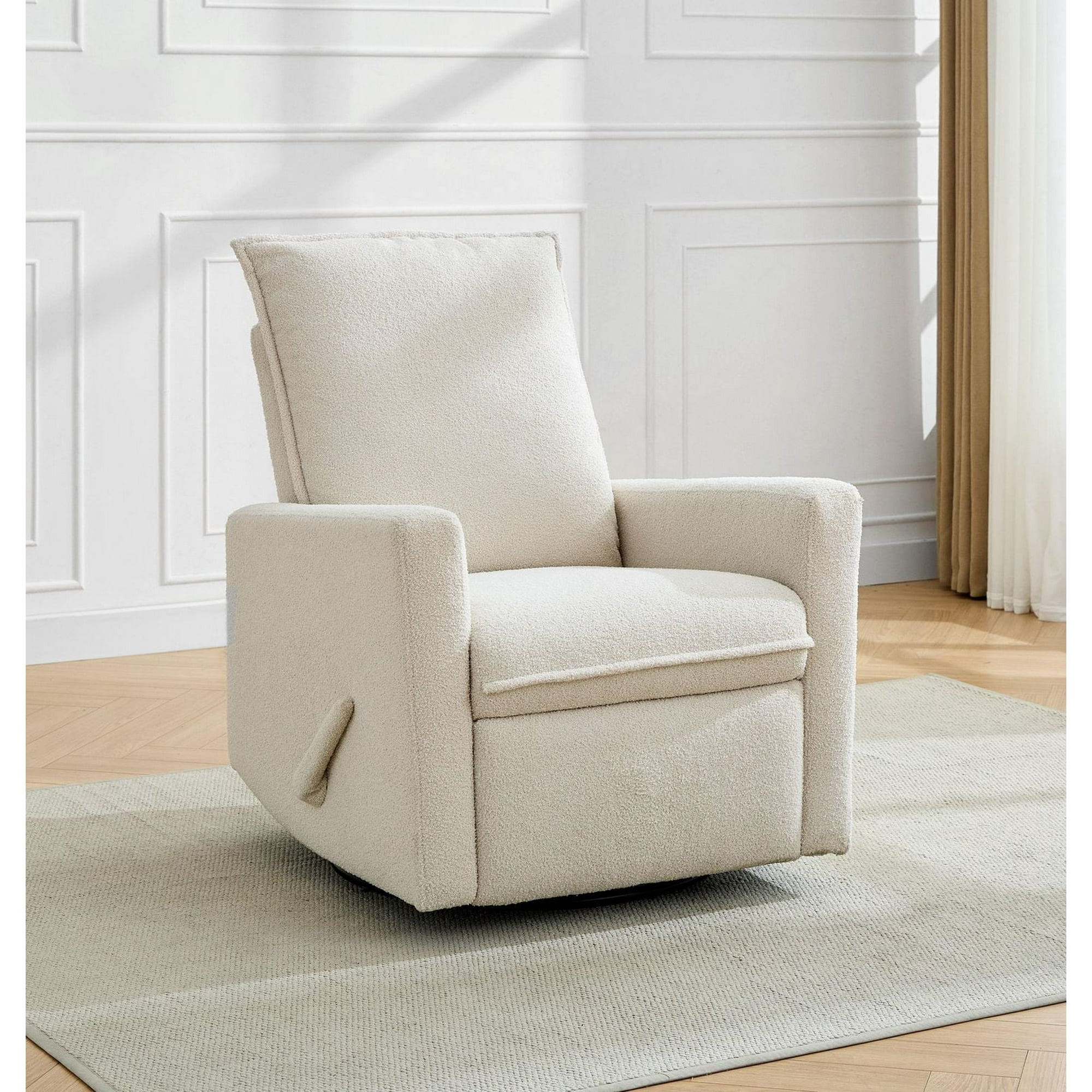 Click here for Concord Baby Boucle Swivel Glider Recliner prices