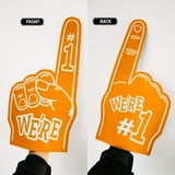 Slhenay Giant Foam Finger We're Number 1 Foam Hand Cheerleading Foam ...