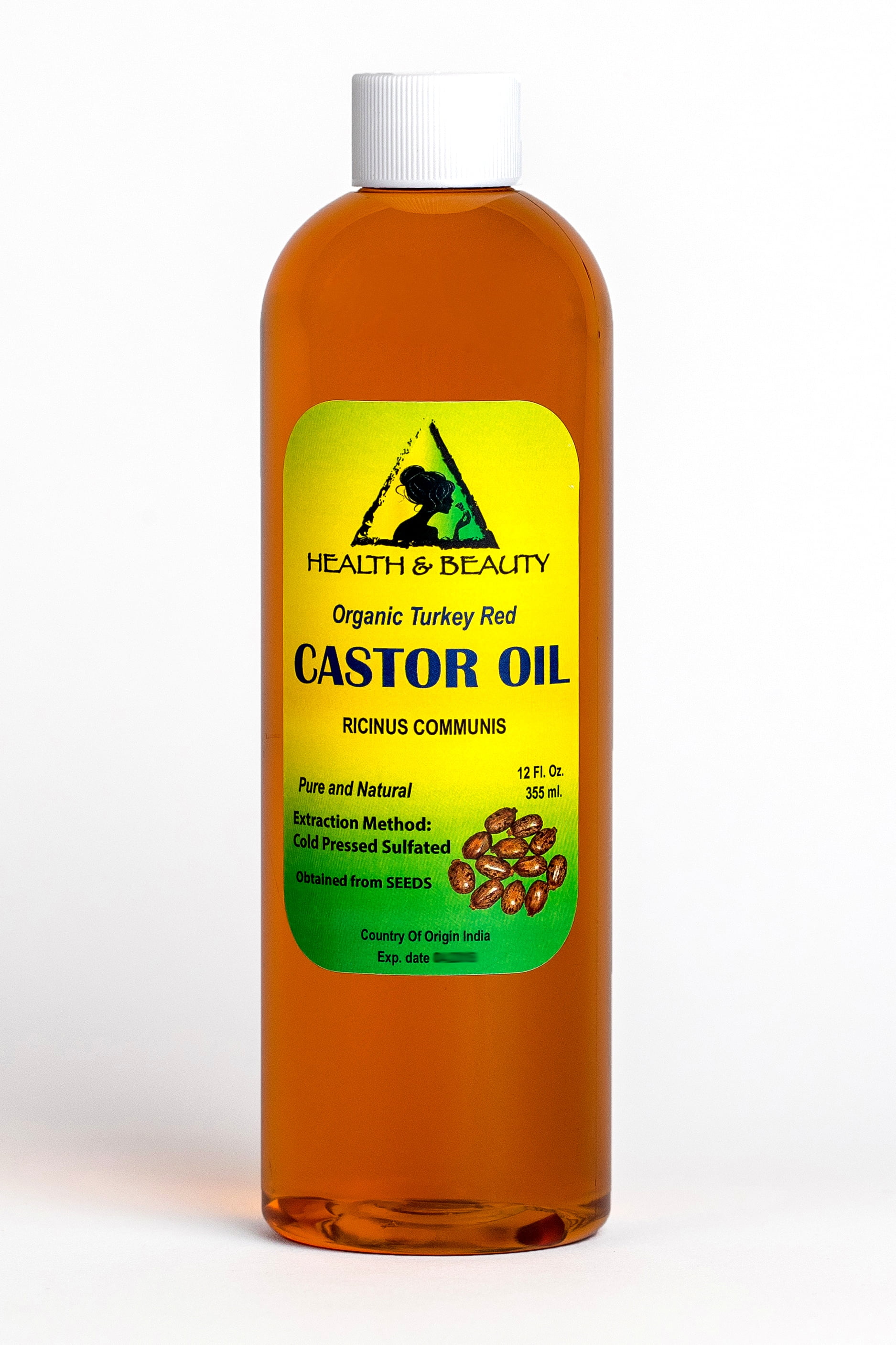 Castor Oil Turkey Red Organic Cold Pressed Hexane Free Pure 36 oz